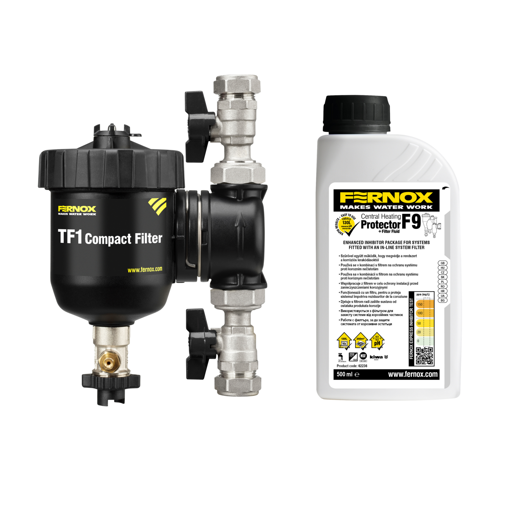 FERNOX Filtr magnetyczny TF1 Compact Filter GZ 1″ (bez zaworów ...